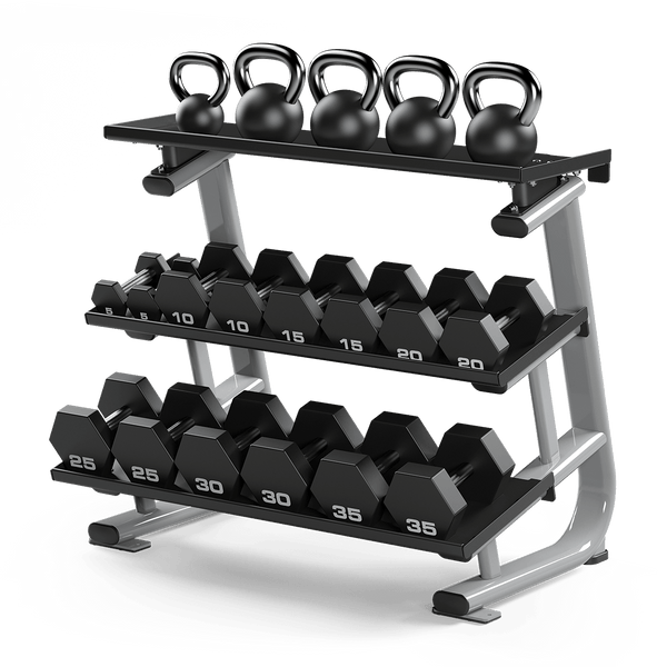 Matrix Fitness Magnum Studio Flat-Tray Dumbbell Rack | Fitness ...